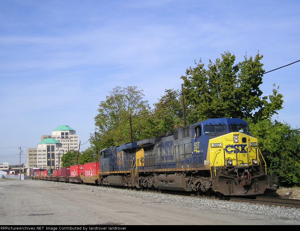 CSXT 507 On CSX Q 231Eastbound OnThe Joint Line